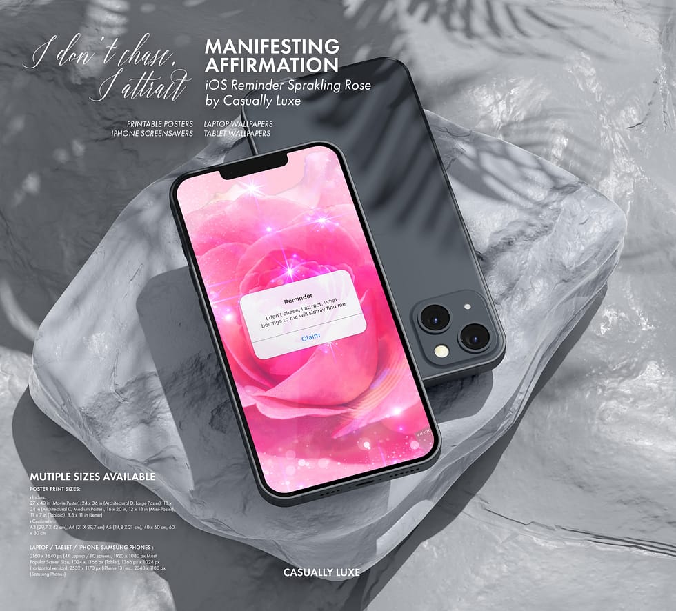 Free Manifestation Wallpaper Pack for Laptop, iPhone. Affirmation Art